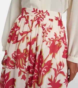 Etro Paisley Cotton Maxi Skirt - Multicoloured