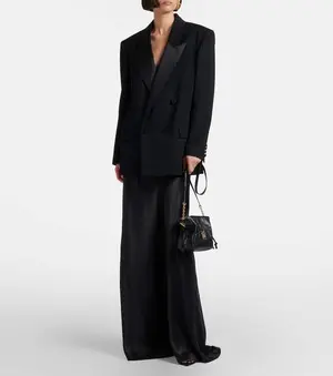 Saint Laurent Double-breasted Wool Blazer