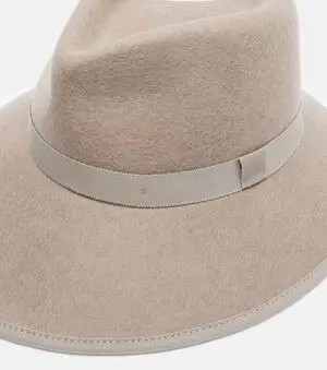 Max Mara Locusta Wool Felt Fedora Hat