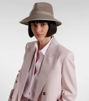 Max Mara Locusta Wool Felt Fedora Hat