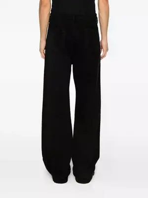 Rick Owens Cotton Trousers - Black