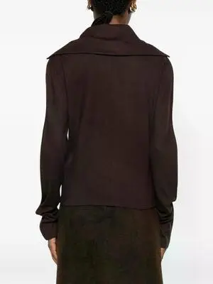 ENTIRE STUDIOS Half-zip Fitted Sweatshirt