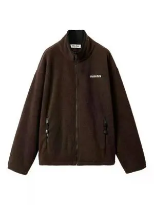 Miu Miu Logo-embroidered Jacket