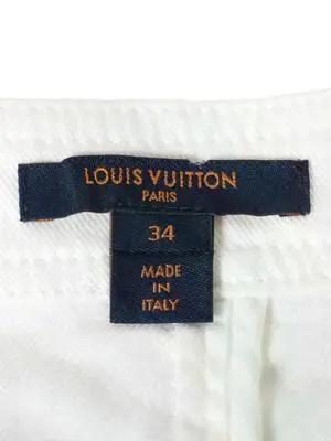 LOUIS VUITTON 2018 Appliqué Button-down Skirt