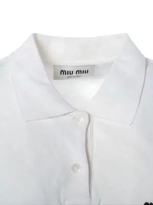 Miu Miu Logo Polo Shirt