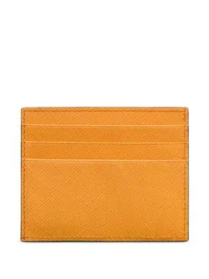 Prada Triangle-logo Leather Card Holder