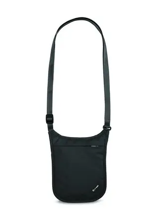 PACSAFE Rfid Blocking Neck Pouch - Black