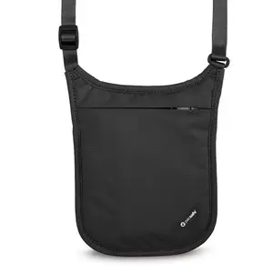 PACSAFE Rfid Blocking Neck Pouch - Black