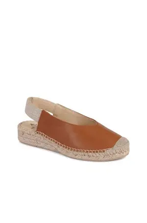 MENINA STEP Vayrac Leather Espadrille - Tan