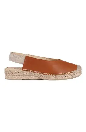 MENINA STEP Vayrac Leather Espadrille - Tan