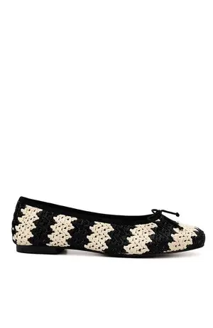 MENINA STEP Lucy Ballet Flat - Raffia