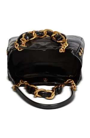 Balmain 1945 Soft Cabas Small Tote - Black
