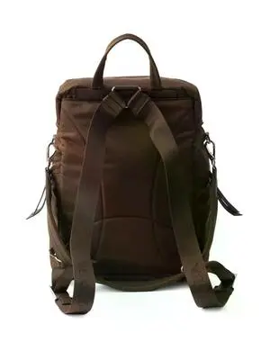 Prada Logo-detail Backpack - Brown