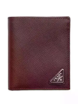 Prada Saffiano Leather Wallet - Red