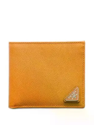 Prada Saffiano-leather Wallet - Orange