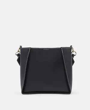 Stella McCartney Logo Square Crossbody Bag - Black