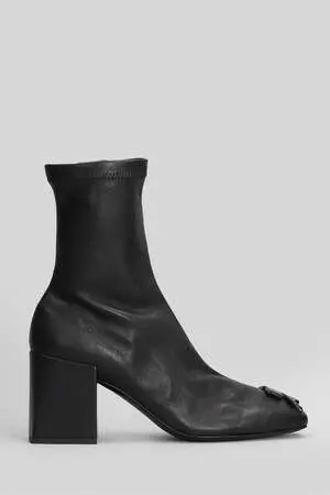 COURREGES High-Heel Ankle Boots - Black