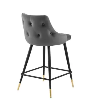 MODWAY Adorn Performance Velvet Counter Stool