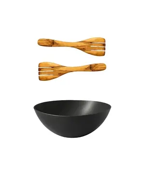 GHARYAN STONEWARE The Salad Essential Bundle - Matte Black