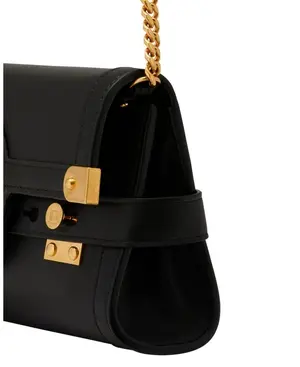 Balmain B-buzz 23 Calfskin Pouch - Black