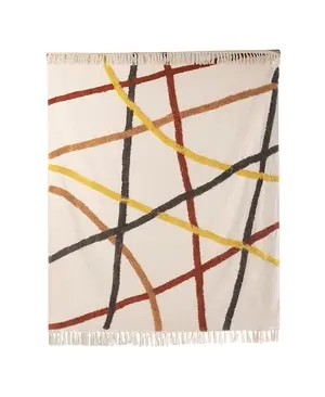 GAURI KOHLI Tashi Throw Blanket, 60 L X 50 W - Multicolored