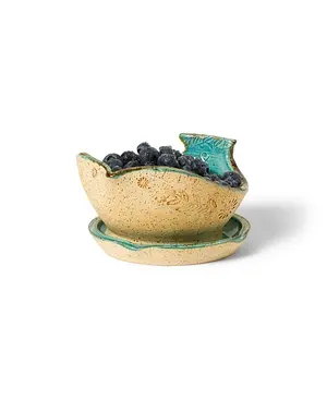 UNCOMMON GOODS Bluebird Berry Bowl - Blue