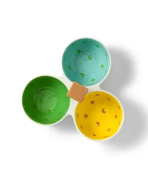 UNCOMMON GOODS Pickleball Snack Bowl Server - Multi