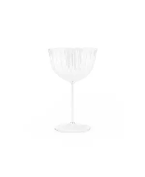 FLECK Kira Stemware Coupes Set Of 2 - Clear
