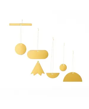 FLECK Abstract Ornaments Set Of 9