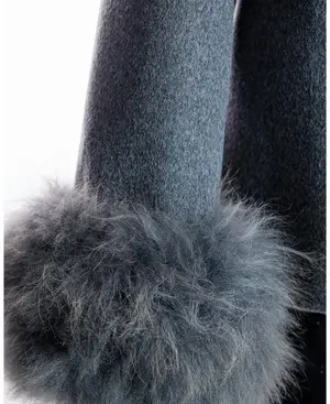 MAXIMILIAN Wool Jacket - Grey/grey