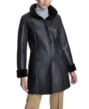 MAXIMILIAN Nappa Shearling Coat