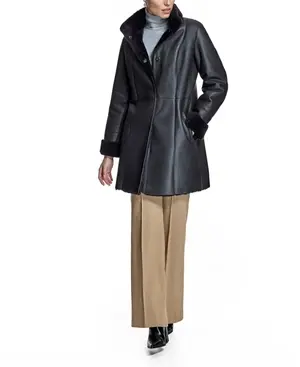 MAXIMILIAN Nappa Shearling Coat