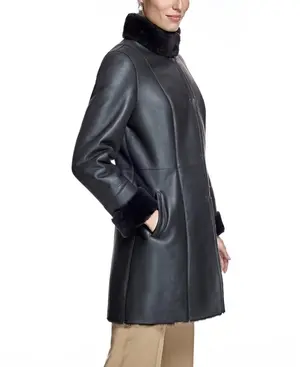 MAXIMILIAN Nappa Shearling Coat