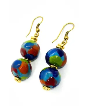 KAZURI Dangle Earrings - Crazy Parrot