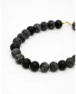 KAZURI Beaded Necklace - Pomsky