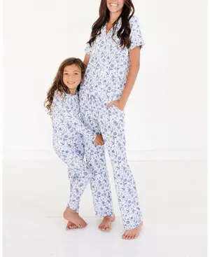 MOTETTE Porcelain Vine Bamboo Pajama Set
