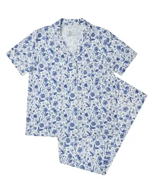 MOTETTE Porcelain Vine Bamboo Pajama Set