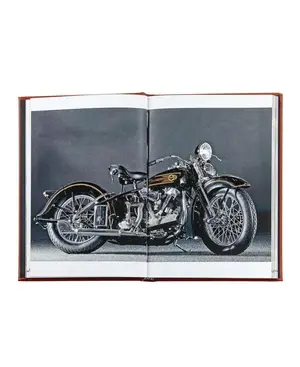 GRAPHIC IMAGE The Story Of Harley Davidson Leather Bound Book