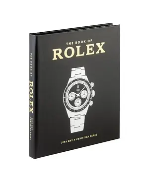 GRAPHIC IMAGE The Book Of Rolex Leather Bound Book - Black