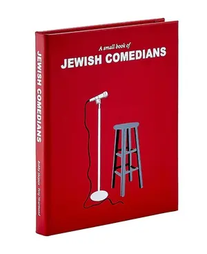 GRAPHIC IMAGE A Small Book Of Jewish Comedians Leather Bound Book - Red