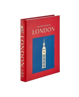 GRAPHIC IMAGE Trope London Leather Bound Book - Red