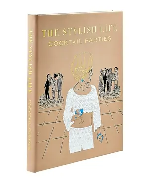 GRAPHIC IMAGE The Stylish Life: Cocktail Parties Leather Bound Book - Nude
