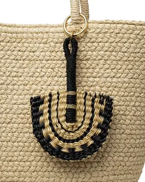 INDEGO AFRICA Fan Bag Charm - Blue