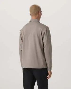 Vuori Long Sleeve Coronado Rugby - Walnut Heather
