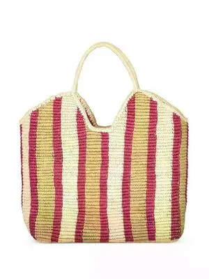 AMOR Y MEZCAL Striped Tote