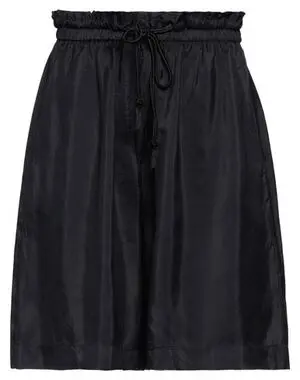 FORTE_FORTE Forte_forte Satin Bermuda Shorts Black