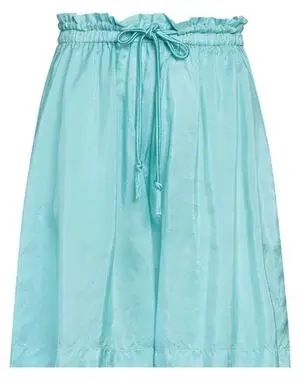 FORTE_FORTE Forte_forte Satin Bermuda Shorts Blue