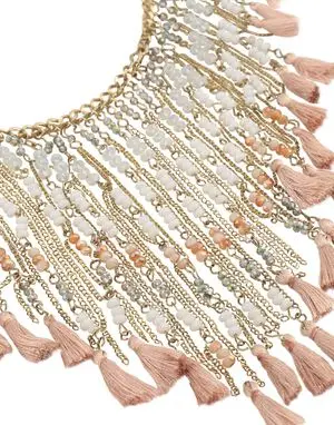 TWINSET Tasseled Beaded Necklace