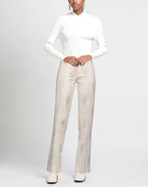 FORTE_FORTE Straight-leg Jacquard Pants