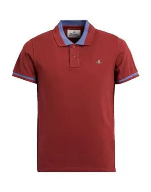 VIVIENNE WESTWOOD Polo Shirt Rust Size Cotton - Red